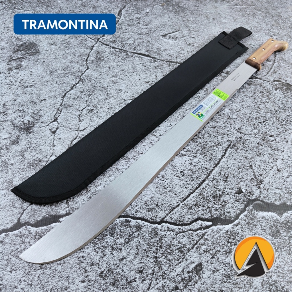 Jual latin machete tramontina brazil 26" original gagang kayu 26627/026 ...