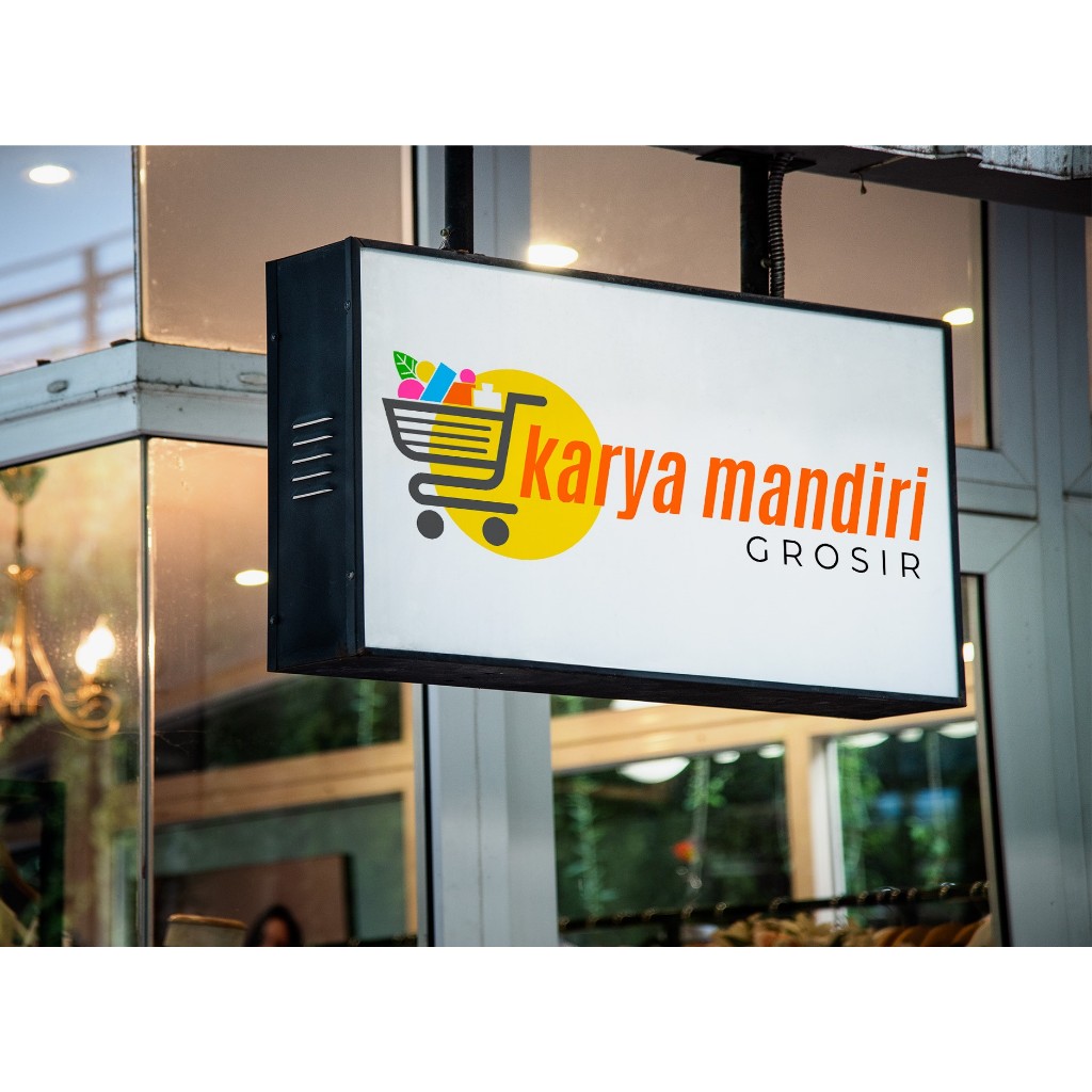 Jual Neon Box Indoor Outdoor Ukuran 40cm x 50cm Premium Custom 2 Sisi ...