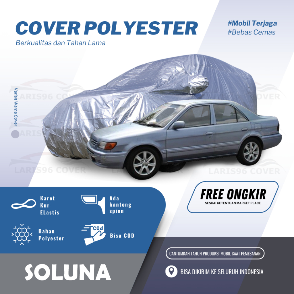 Jual Cover Mobil Soluna Sarung Mobil / Selimut Mantel Mobil Soluna ...