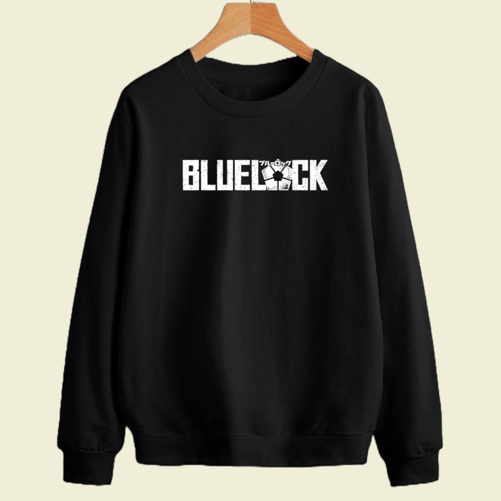 Jual SWEATER LOGO NAMA BLUE LOCK | Shopee Indonesia