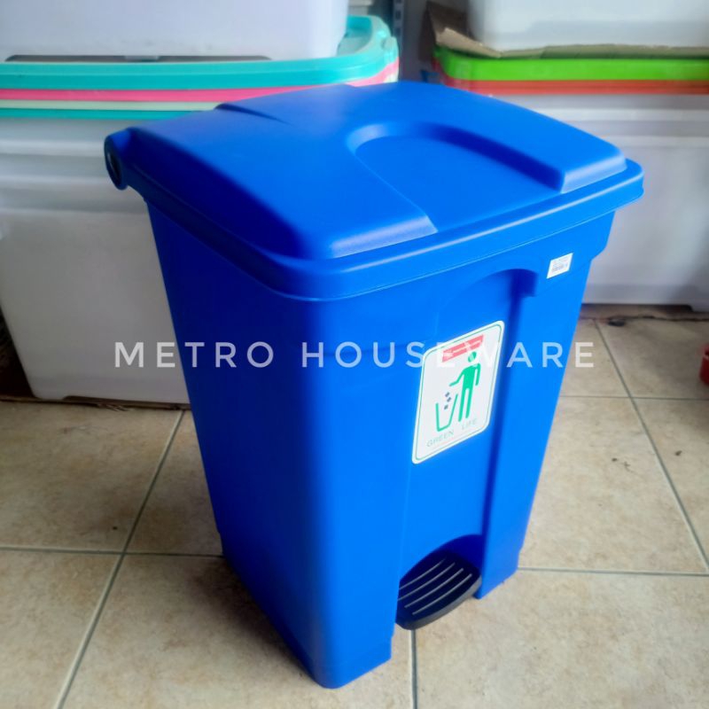 Jual Tong Sampah Maspion Otomatis Injak Pedal Besar Jumbo Warna Tempat Dengan Tutup Buang Pijak ...