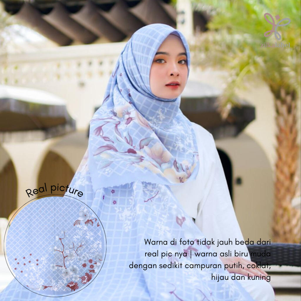 Jual (PART 3) MOTIF SERIES / Hijab Motif Lasercut Voal dan Polycotton ...