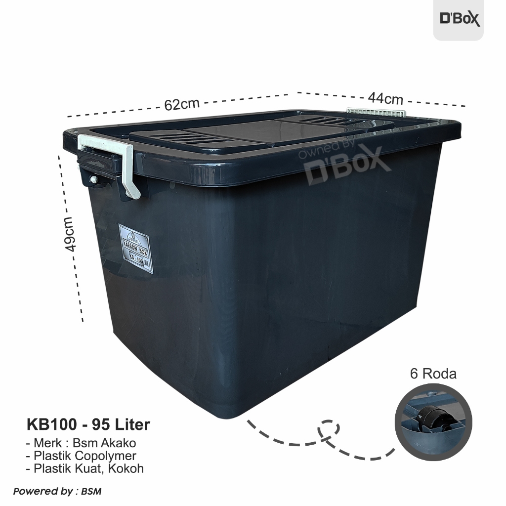Jual [COD] Box Container Plastik KB 100 80 70 50 40 21 12 Penyimpanan ...
