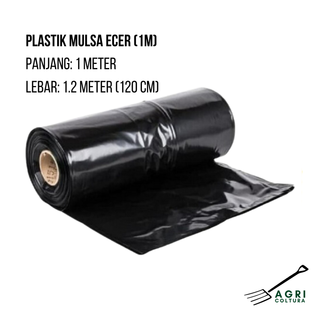 Jual Mulsa Ecer Ekonomis Plastik Mulsa Hitam Perak Mulsa Perkebunan 1 ...