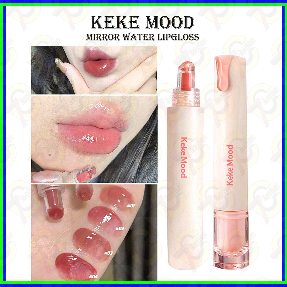 Jual 【7C】KEKEMOOD Lip Gloss Moisturizing Mirror Lip Care Jelly Essence ...
