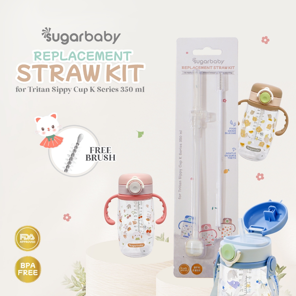 Jual Replacement Straw Tritan Sippy Cup K Series 350/Sedotan Botol | Shopee Indonesia