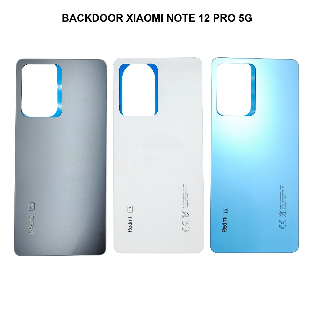 Jual BACKDOOR XIAOMI REDMI NOTE 12 PRO 5G TUTUP BATERAI CASING BELAKANG ...