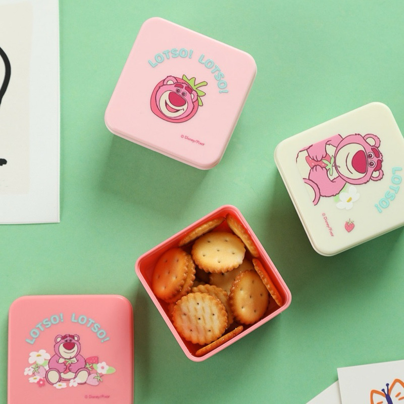 Jual COD Miniso Bali Disney Fruits Theme Lotso Small Square Food ...