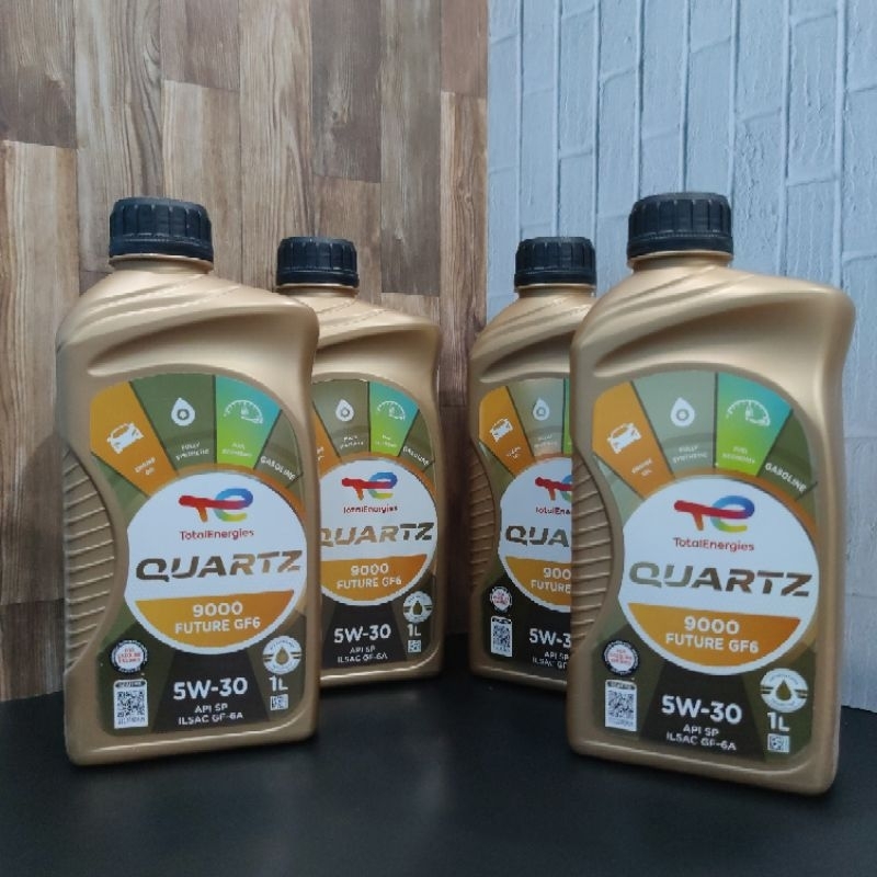 Jual Total Quartz 9000 5W-30 API SP 4 Liter | Shopee Indonesia