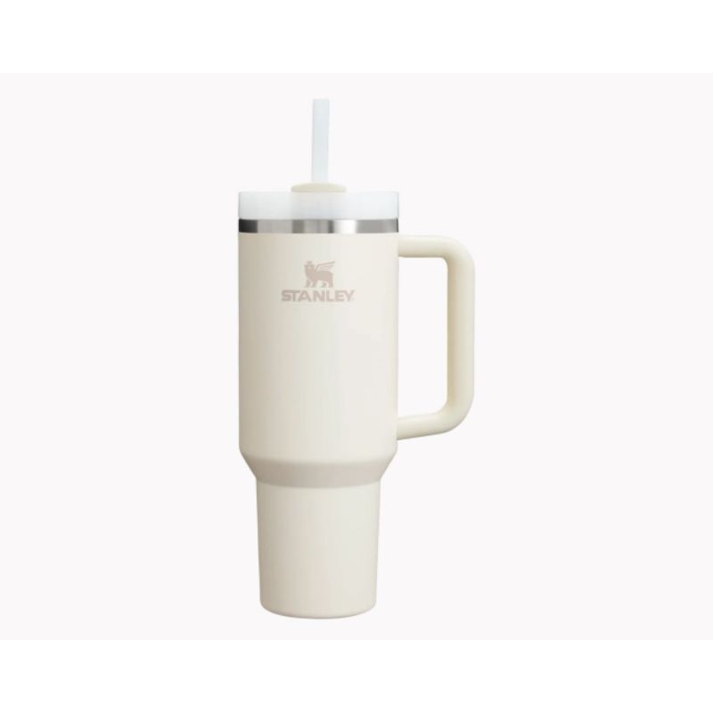 Jual Stanley Tumbler White 40 oz handle Straw THE QUENCHER H2.0 ...