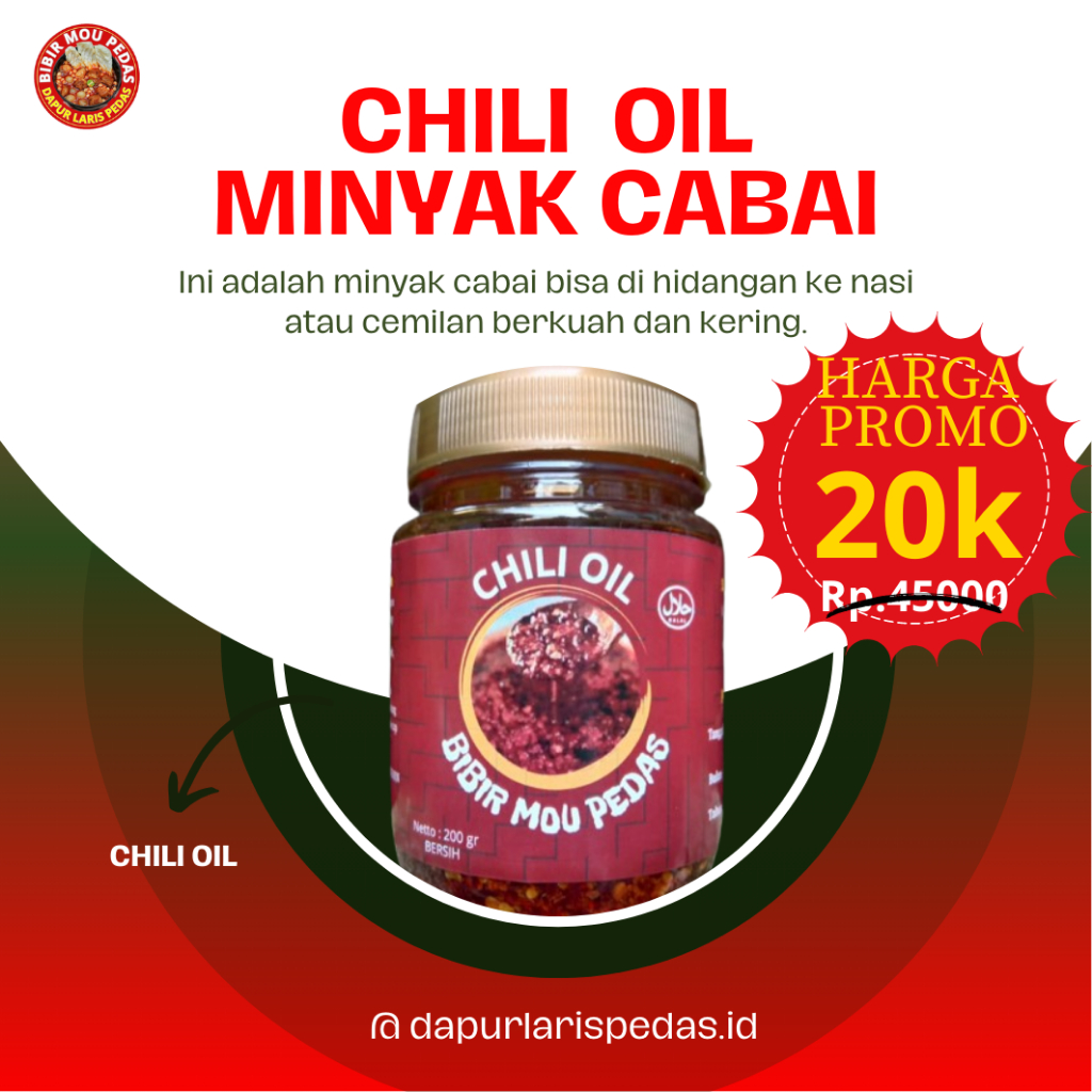 Jual CHILI OIL | MINYAK CABE PEDAS | SAMBEL WONTEN | SAMBEL BOCI ...