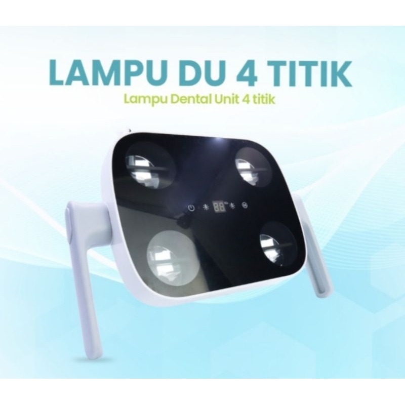 Jual Lampu Dental Unit 4 Titik / Lampu DU LED Kuning & Putih Universal ...
