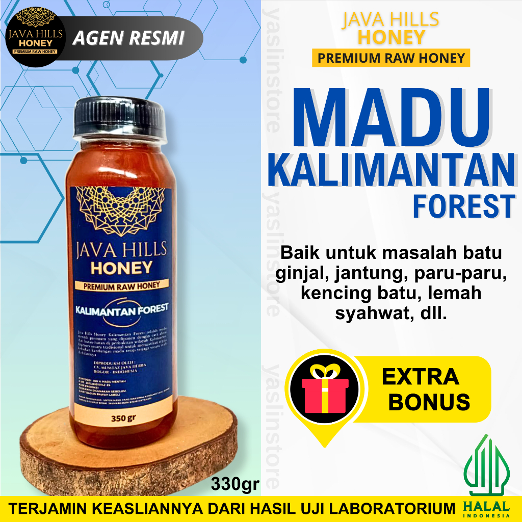 Jual Madu Kalimantan Forest Premium Raw Honey Madu Murni Asli Hutan ...