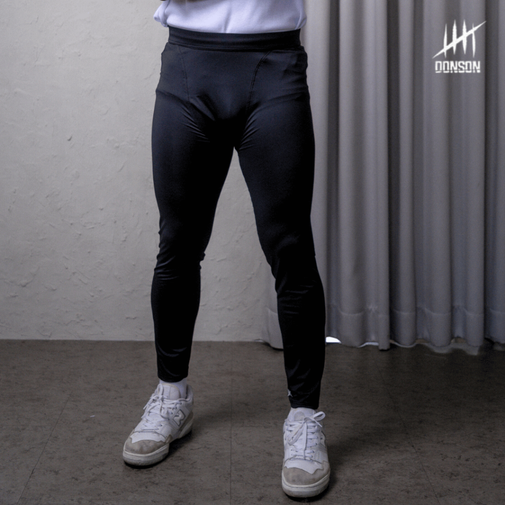 Jual DONSON Legging Panjang Dalaman Luaran Pria Bahan Soft Spandex ...