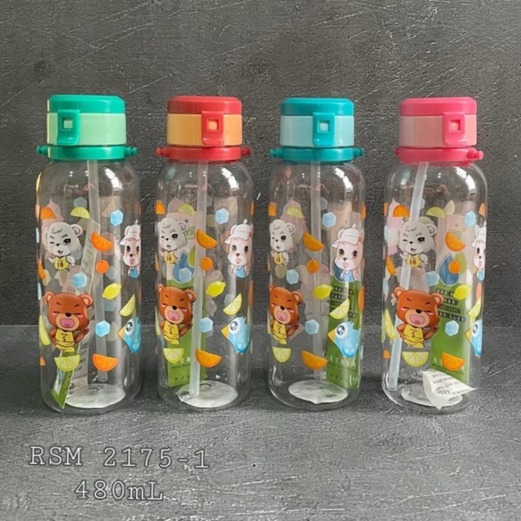 Jual Botol Minum Anak Lucu Water Bottle 480 ml - Botol Minum Anak 2175 ...
