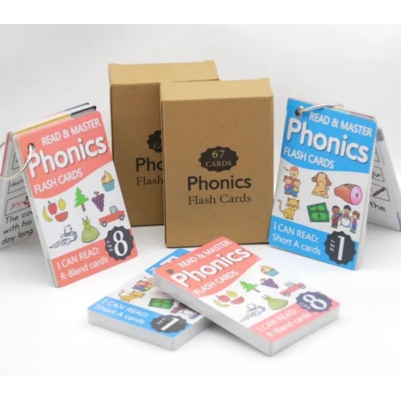 Jual FLASHCARD KARTU FLASH 67 KARTU PEMBELAJARAN BAHASA INGGRIS FONIK ...