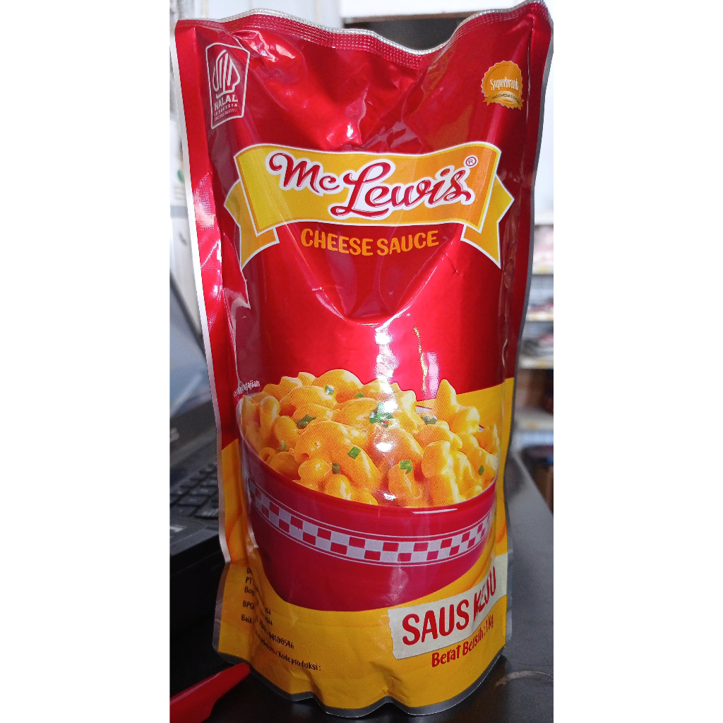 Jual MC LEWIS SAUS KEJU CHEESE SAUCE 1 KG MCLEWIS 1000 GR | Shopee ...