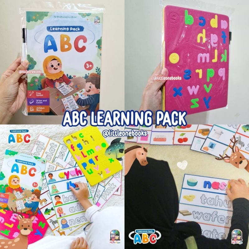 Jual ABC Learning Pack / brmain dan belajar huruf / belajar abjad / puzzle alfabet / alphabet ...