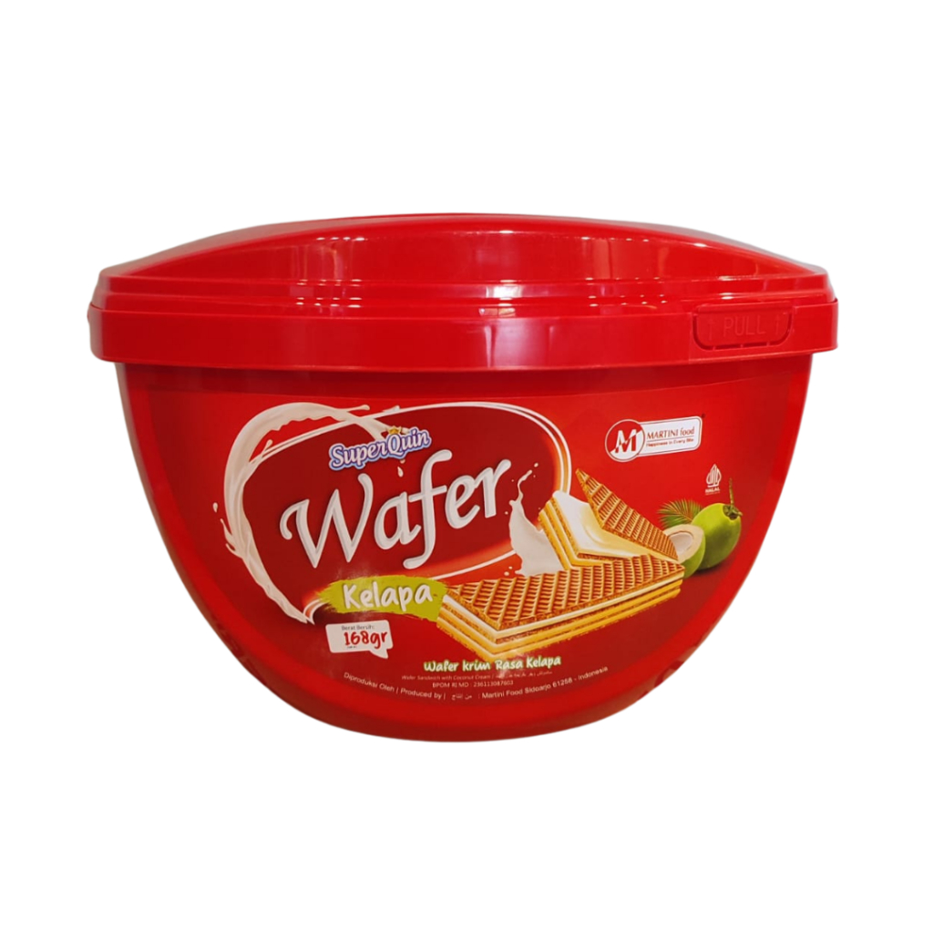 Jual Marindo Wafer Coklat/Keju/Kelapa 168gr Superquin Wafers Lapis Krim ...
