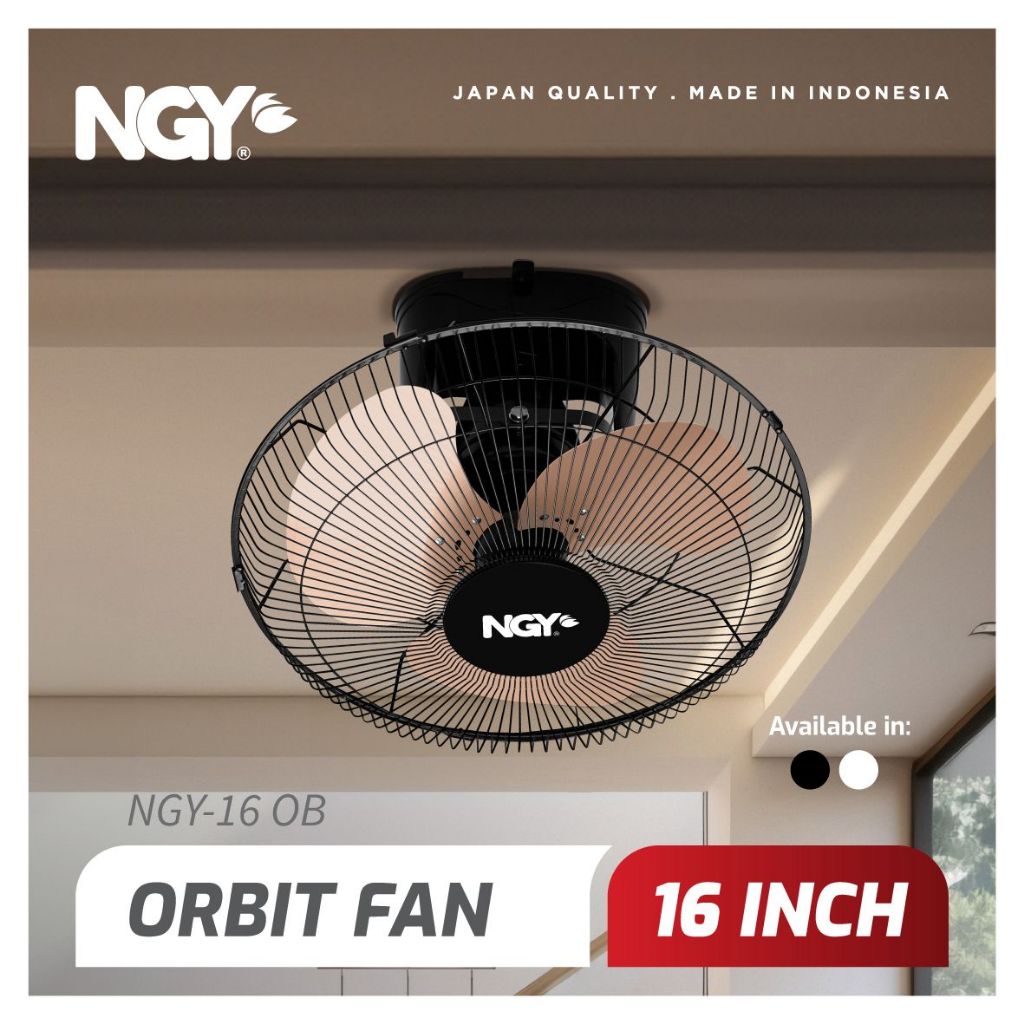 Jual NGY Orbit Fan / Kipas Angin Plafon Oscilasi 16 inch | NG-16OB ...