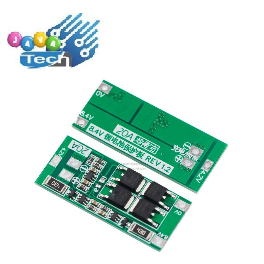 Jual BMS 2S 20A 7.4V 8.4V 18650 Protection Board Charge | Shopee Indonesia