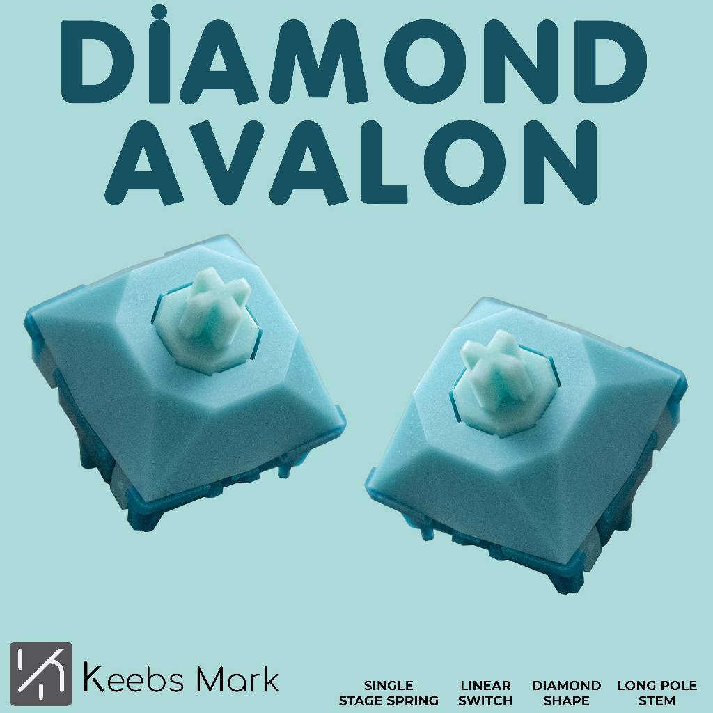 Jual Diamond Avalon Switch Linear Mechanical Keyboard | Shopee Indonesia