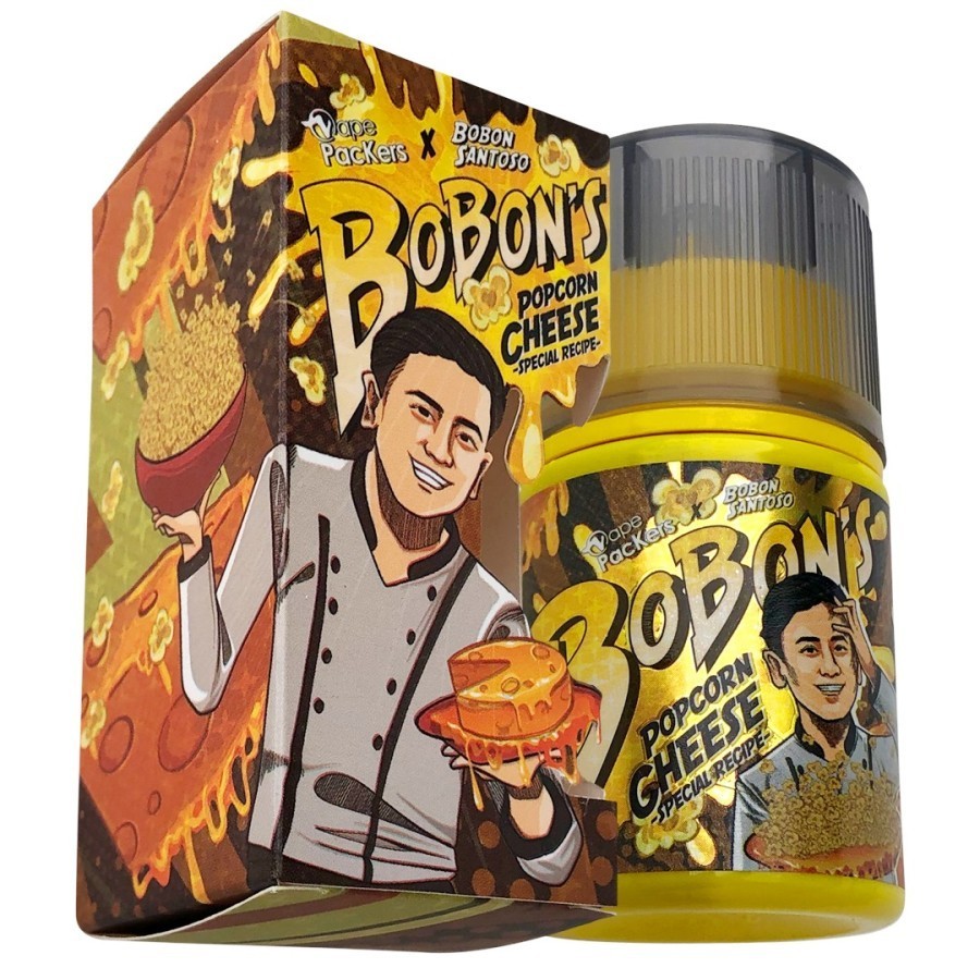 Jual Bobon's Popcorn Cheese 60ML by Bobons x VapePackers | Shopee Indonesia