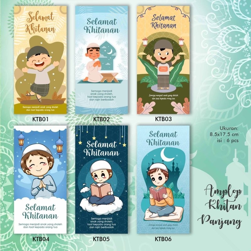 Jual AMPLOP ANGPAO SUNATAN / KHITANAN MODEL PANJANG | Shopee Indonesia