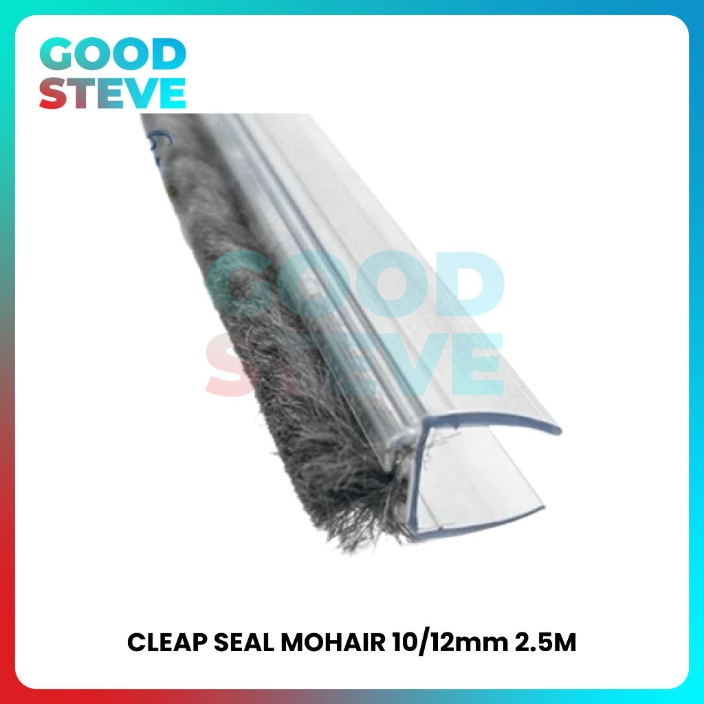 Jual Clip Seal Pintu Kaca Mohair Ukuran 10mm 250cm / 12mm 300cm Dibagi ...