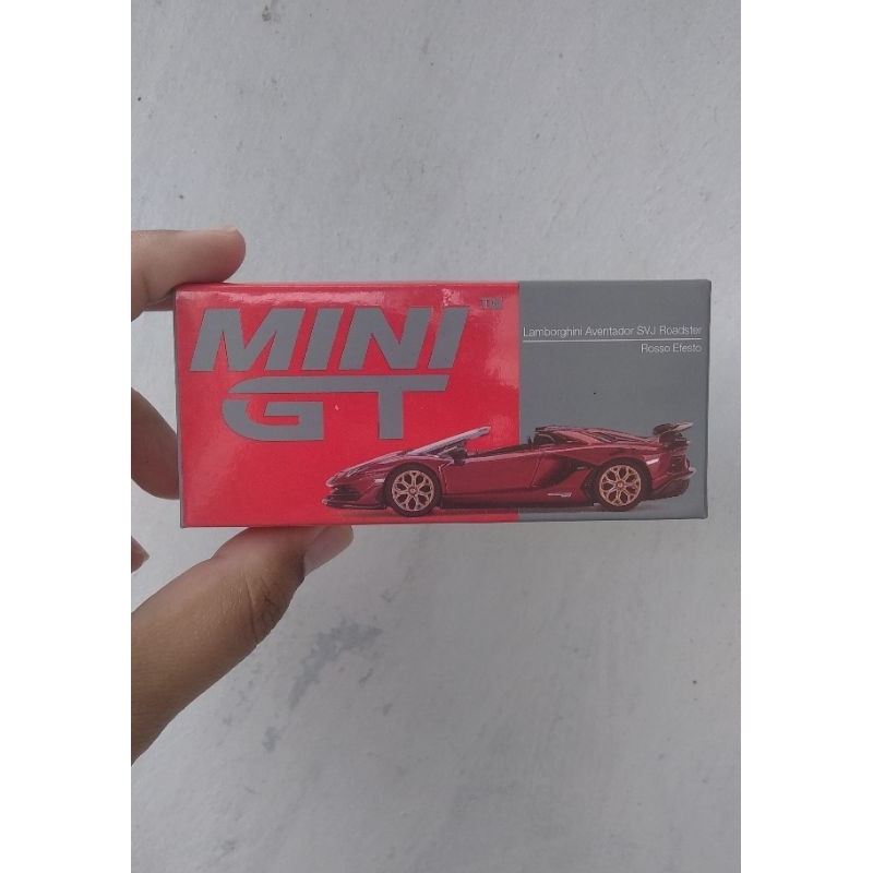 Jual Mini GT Lambo Aventador SVJ Roadster open segel | Shopee Indonesia