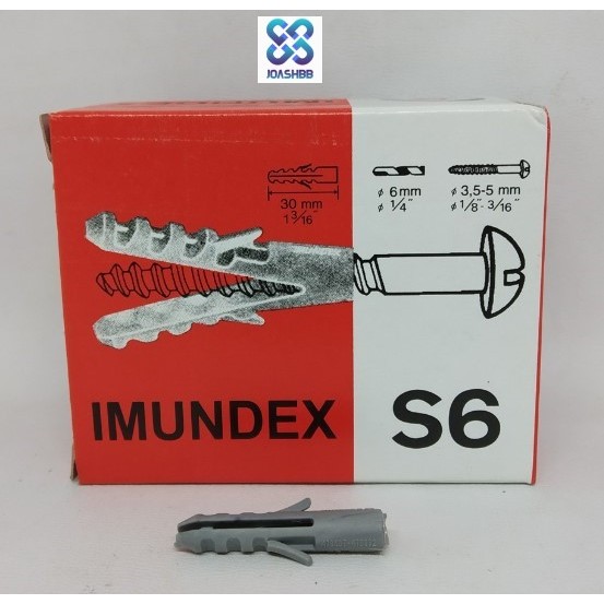 Jual S6 Angkur Pengait Baut Sekrup Dinding Tembok S6 | Shopee Indonesia