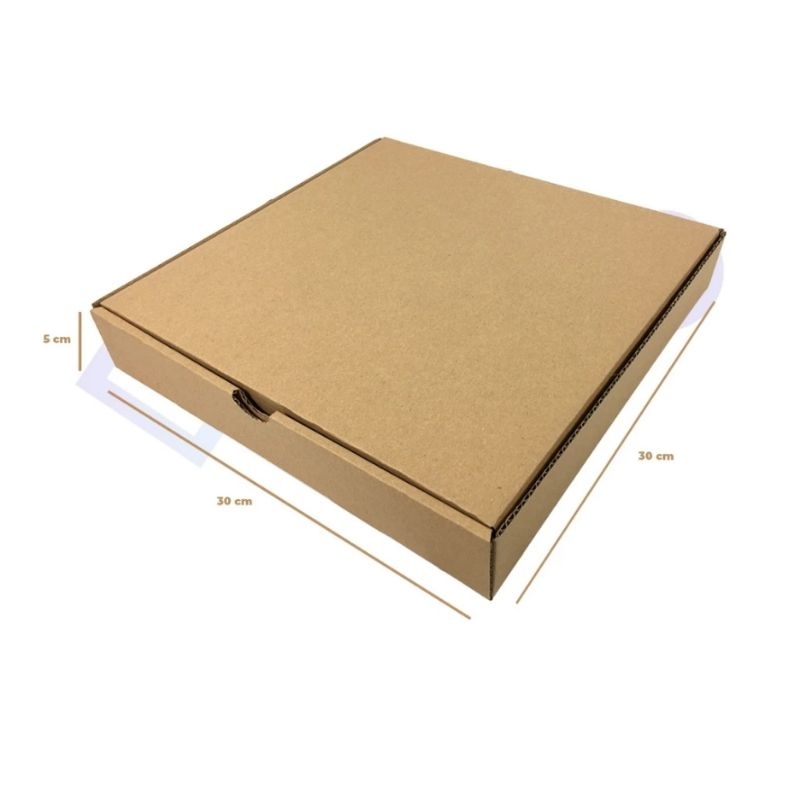 Jual KARDUS PACKING PIZZA 30X30X5 KARDUS JAM DINDING KARDUS PACKING ...