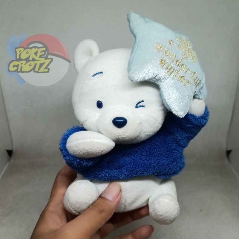 Jual Boneka pooh albino kecil putih kedip bintang disney baby plush ...