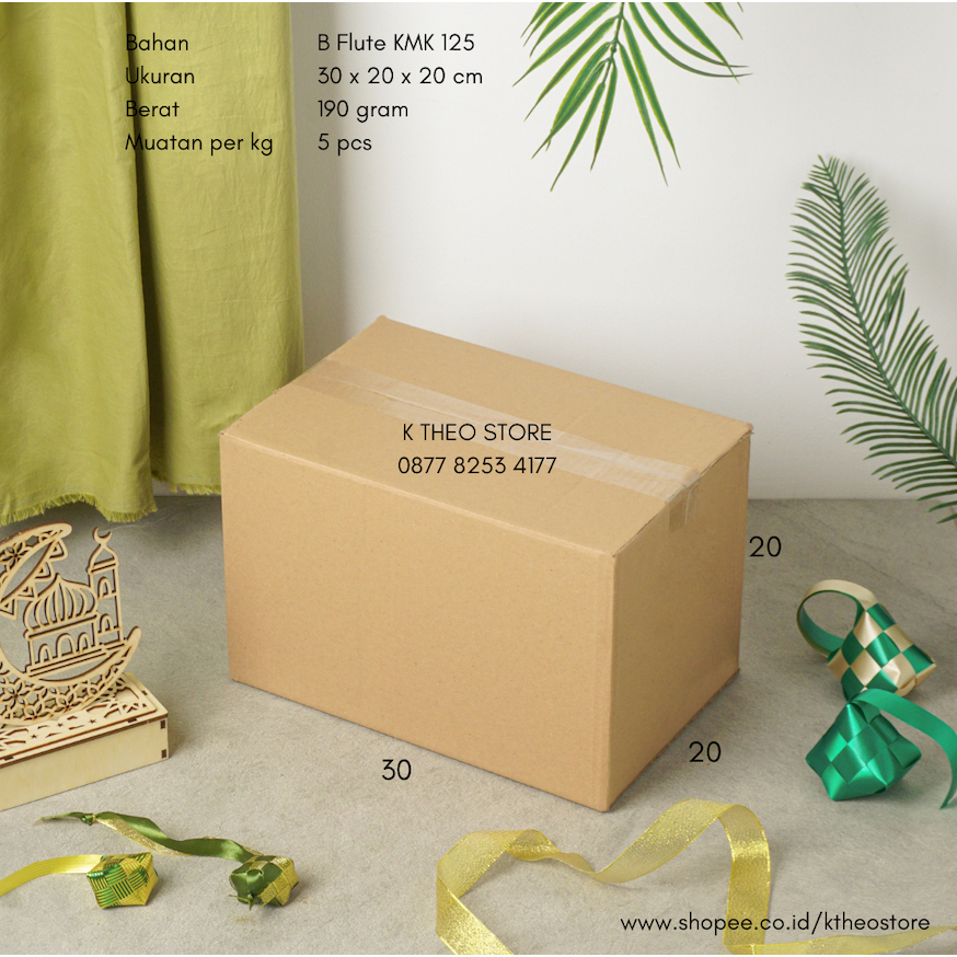 Jual 30 x 25 x 15 cm / 30x25x15 cm dus kardus kotak karton | Shopee ...