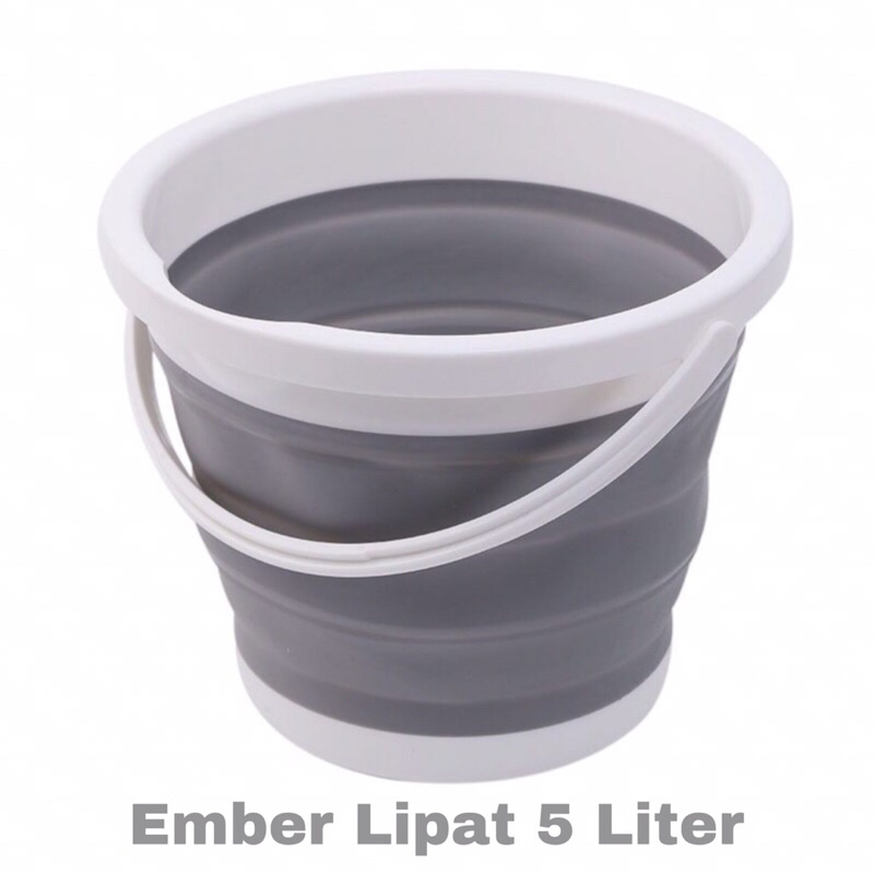 Jual Ember Lipat Water Bucket Collapsible Ukuran 5 Liter Ember ...