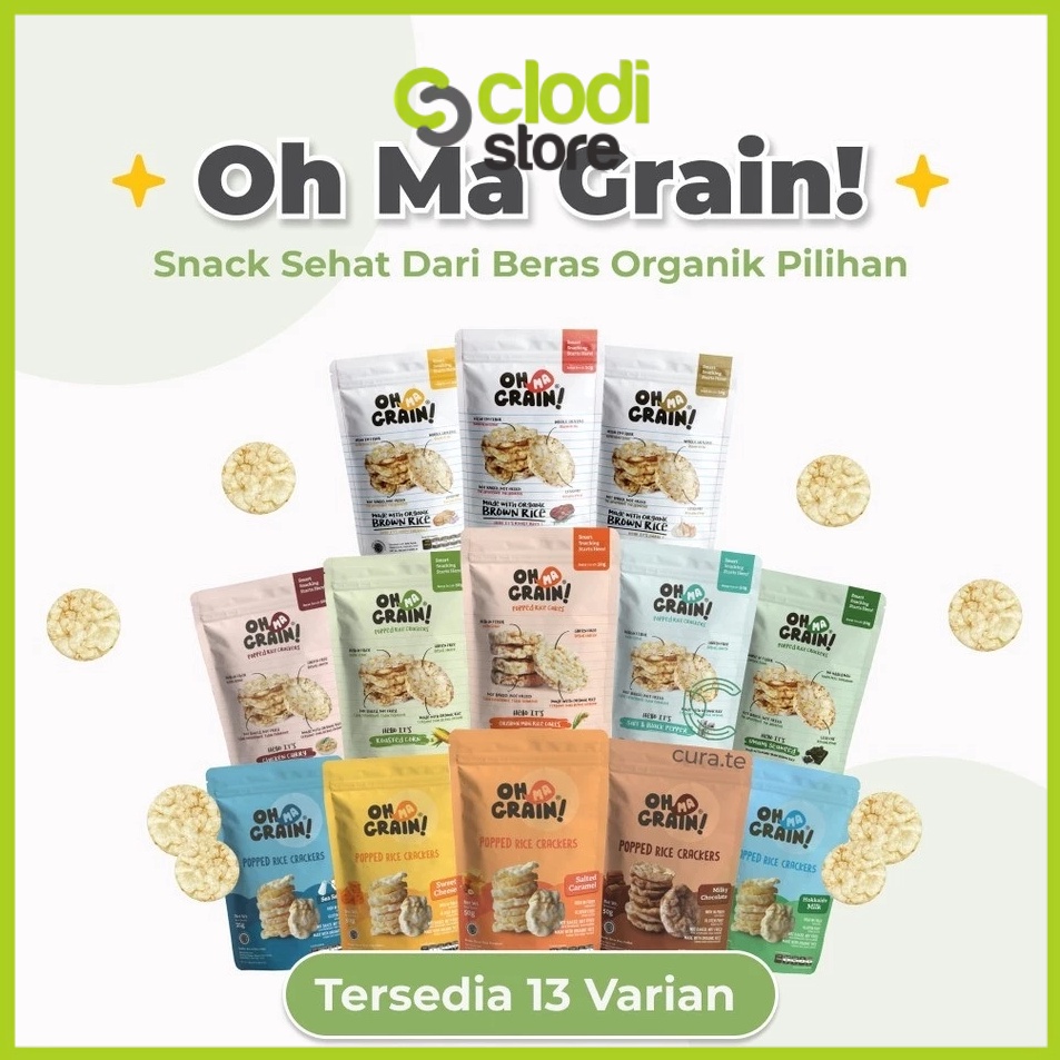 Jual Flash Voucher Oh Ma Grain OHMAGRAIN Keripik Beras Organic Popped ...