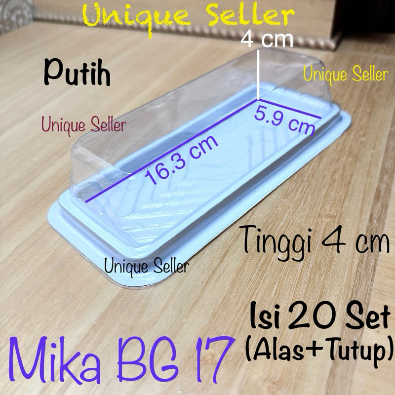 Jual (Isi20) Mika Bolu Gulung Mini 16cm BG 17 Pink Coklat Biru Putih ...