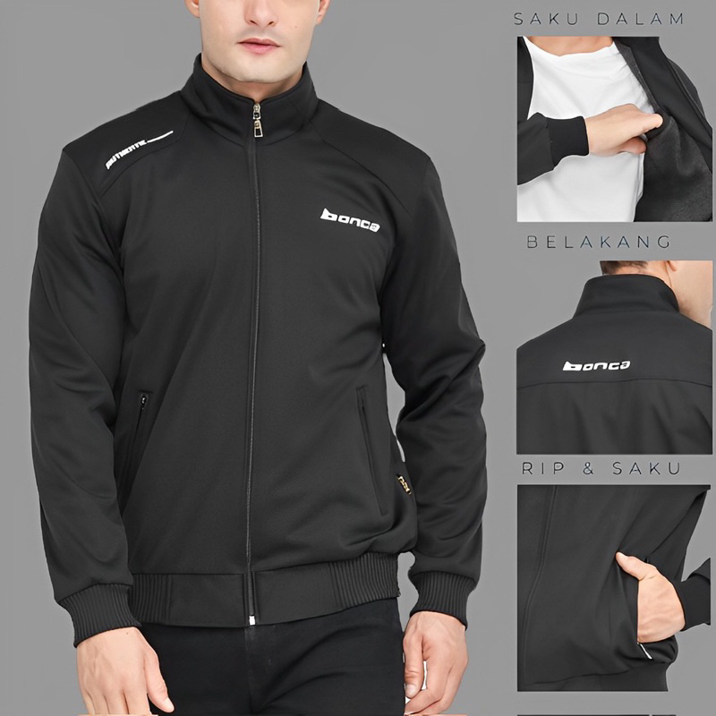 Jual Jacket pria terbaru bonca original bahan bonding anti air | Shopee ...