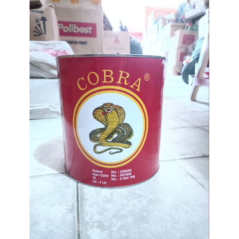 Jual Thinner Cobra Merah Hitam 4 L | Shopee Indonesia