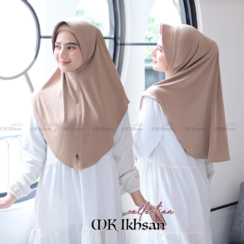 Jual MK IKHSAN COLLECTION HIJAB BERGO JERSEY KOREA POLOS OVAL L HIJAB PET BUSA TERBARU KEKINIAN ...