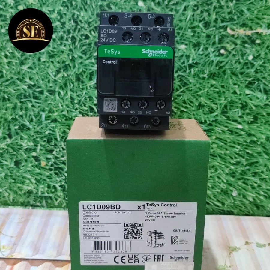 Jual Schneider Electric Kontaktor Contactor LC1D09 BD LC1D09BD 24VDC ...
