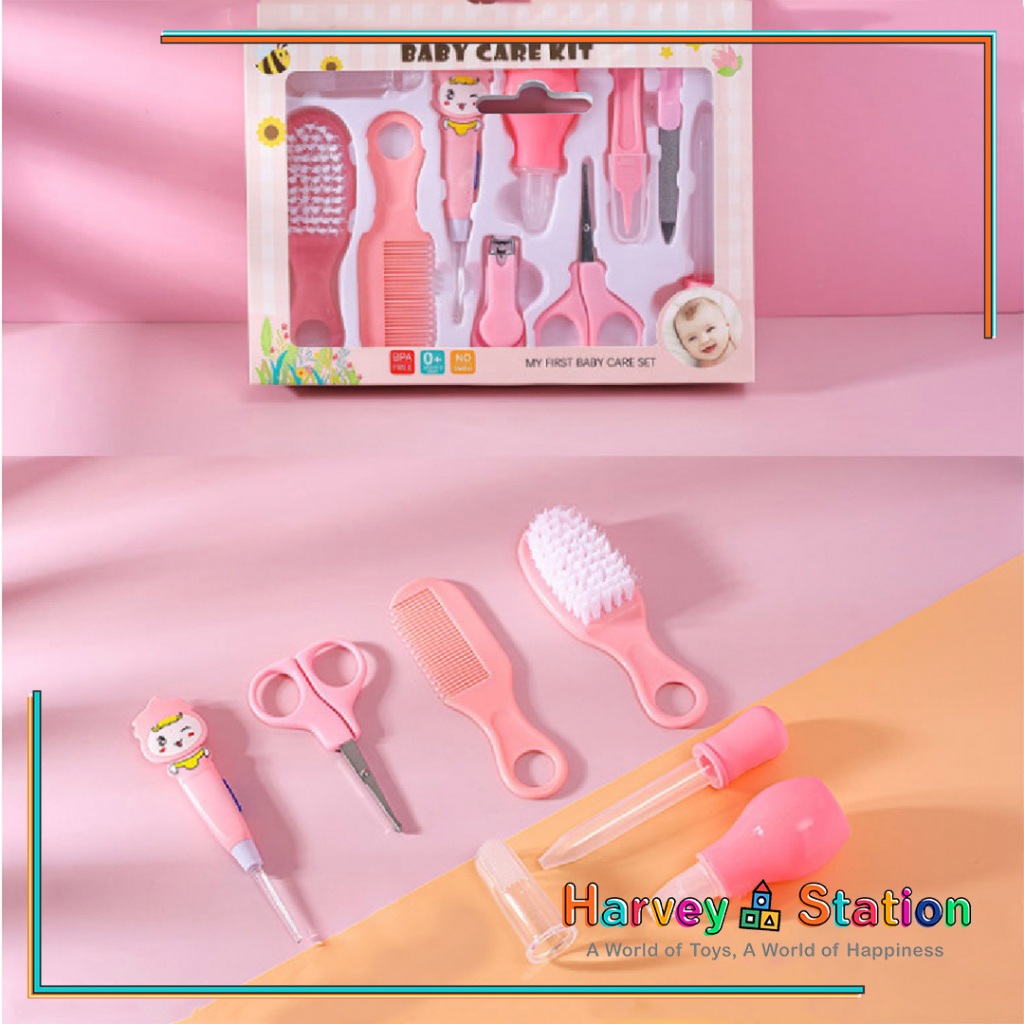 Jual Baby Care Kit Set Termo Alat Perawatan Bayi 10in1 Termometer Sisir Gunting Pembersih Kuku ...