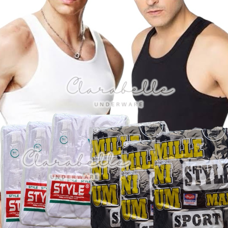 Jual Kaos Dalam Pria Style / Singlet Pria Dewasa Putih Hitam Polos ... Jual Kaos Dalam Pria Style / Singlet Pria Dewasa Putih Hitam Polos ...