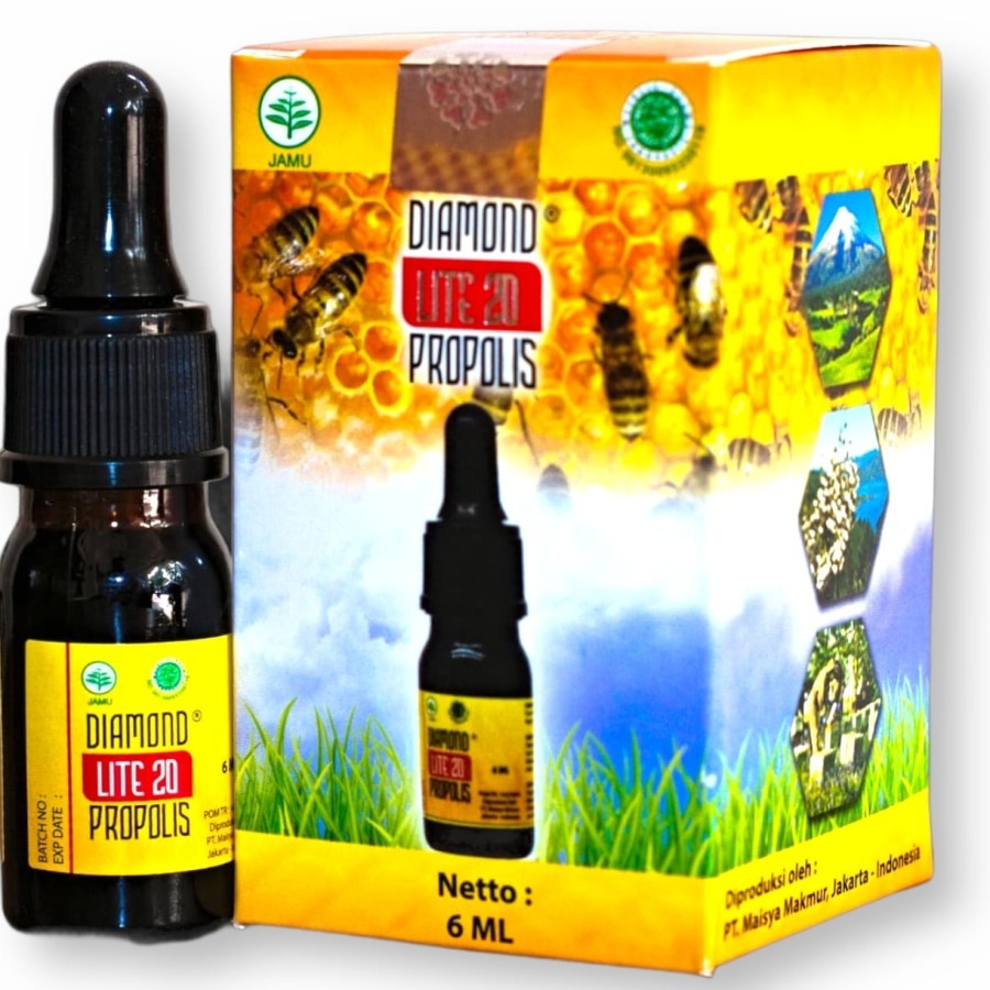 Jual Propolis Diamond Lite 20 Liquid Alcohol Free 6ml Dari New Zealand ...