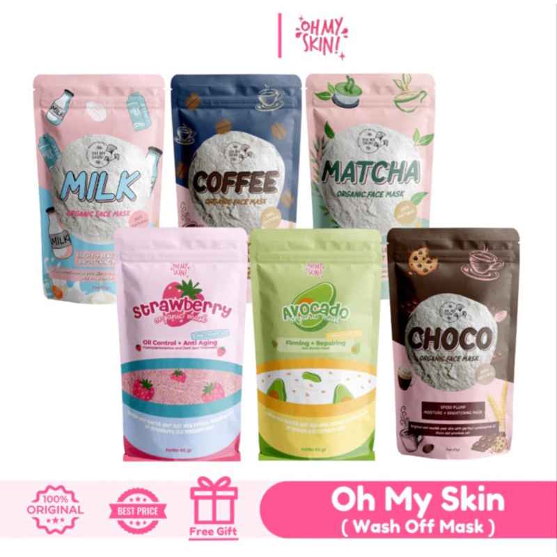Jual Oh My Skin! Masker Wajah | Face Mask | Organic Mask | Masker ...