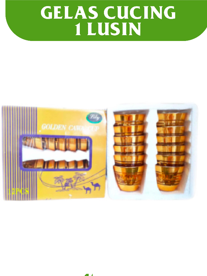 Jual OLEH OLEH HAJI DAN UMROH 1 LUSIN GELAS CUCING KHAS ARAB GELAS ...