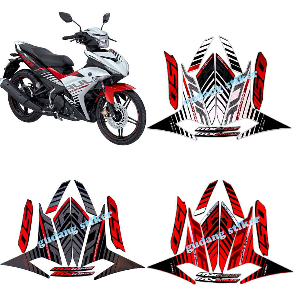 Jual STICKER STRIPING LIS POLET MOTOR YAMAHA JUPITER MX KING 150 2015 ...