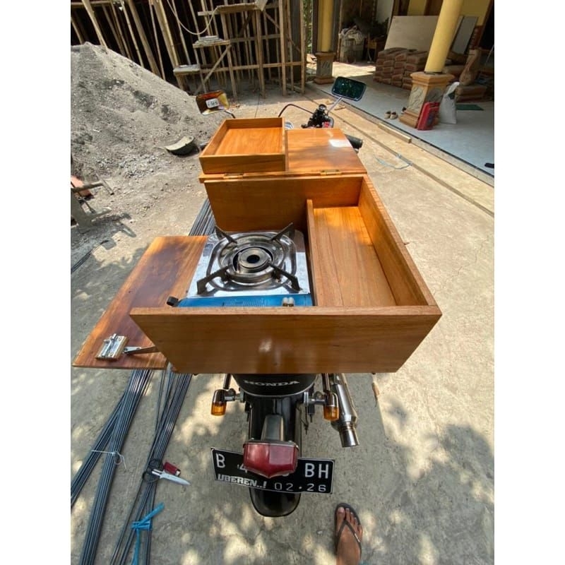 Jual BOX KOPI KELILING BOK KOPI MOTOR BONUS NAMPAN | Shopee Indonesia