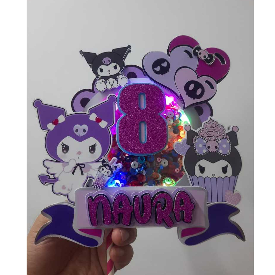 Jual Cake Toppers 3D dan Lampu LED/Dekorasi ulang tahun anak gambar ...