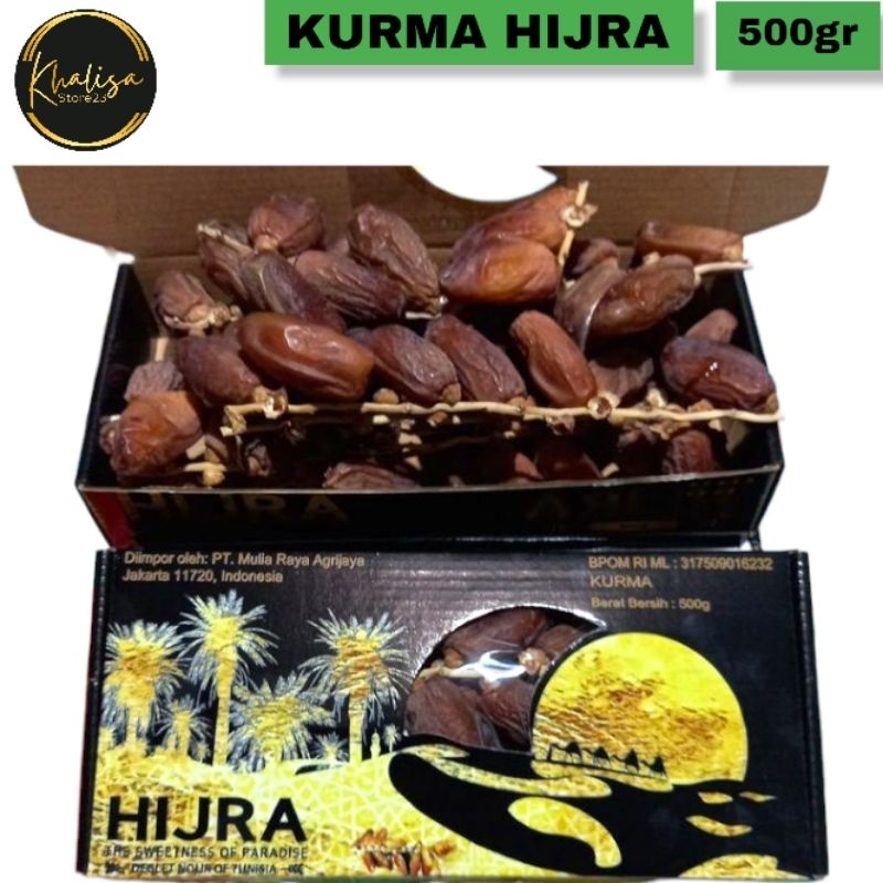 Jual Kurma tangkai hijra kemasan 500g | Shopee Indonesia